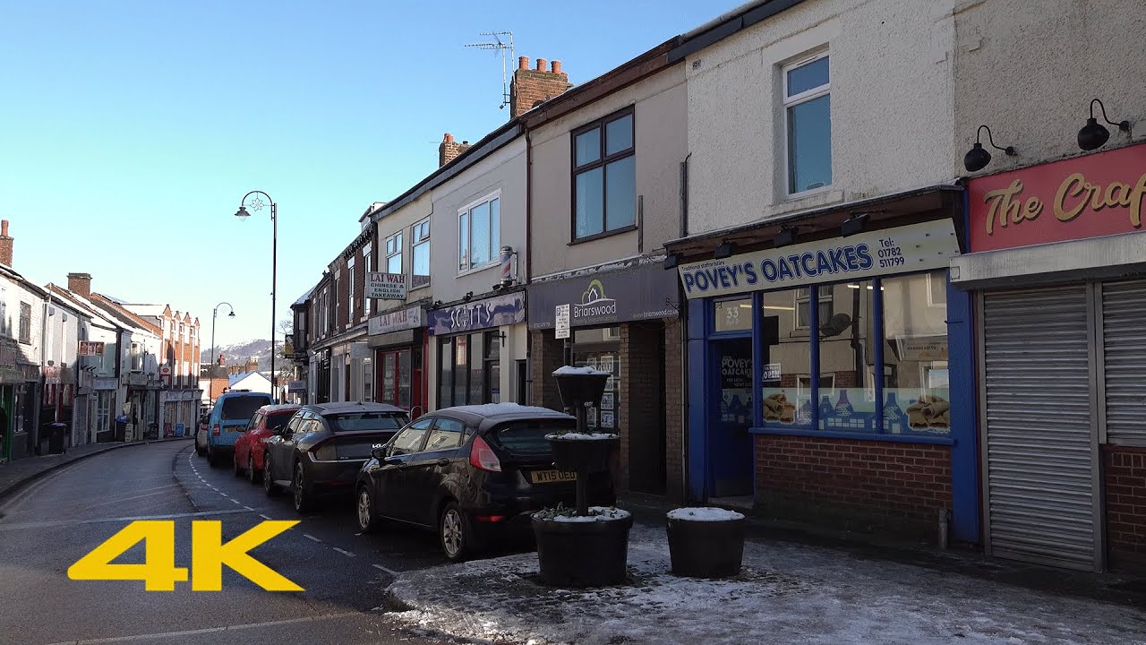 Biddulph Walk: Town Centre【4K】 - YouTube