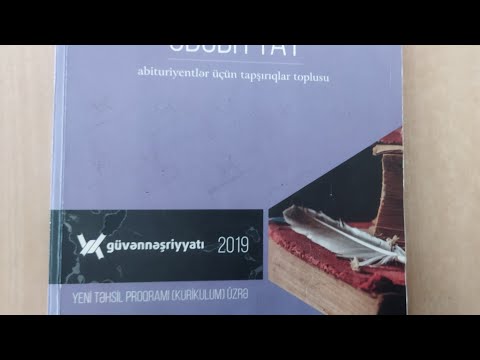 Ədəbiyyat. Edebiyat. Güvən nəşriyyatı. 2019. Cavablar