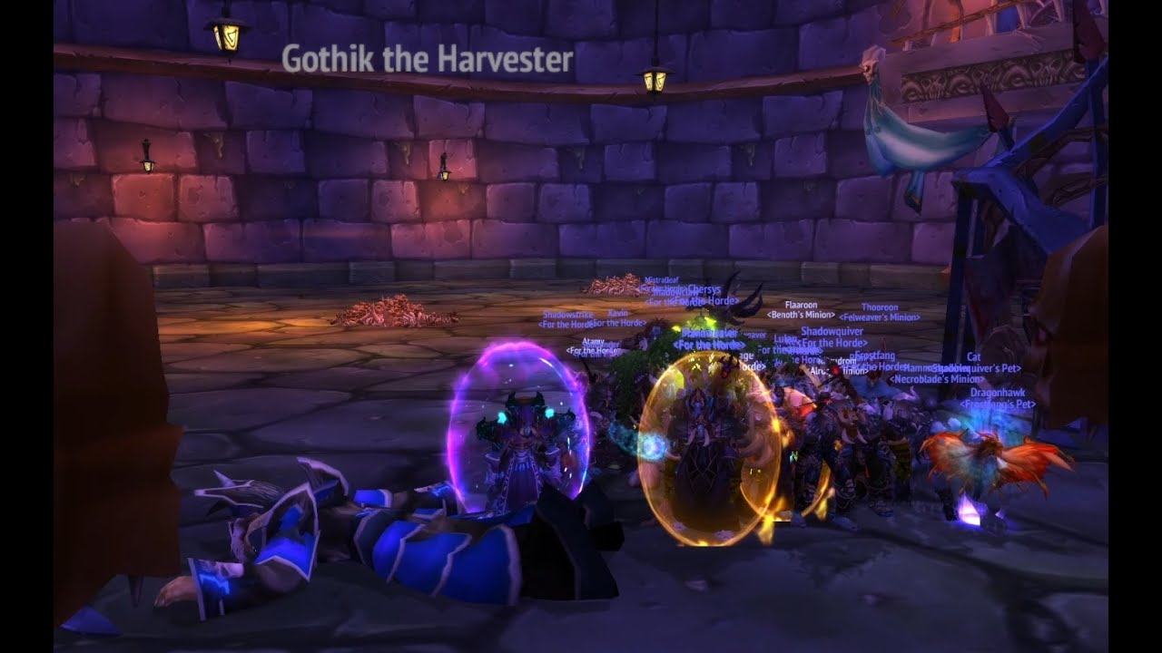 WoW Wotlk - Gothik the Harvester 25man (AzerothCore + playerbots) - YouTube