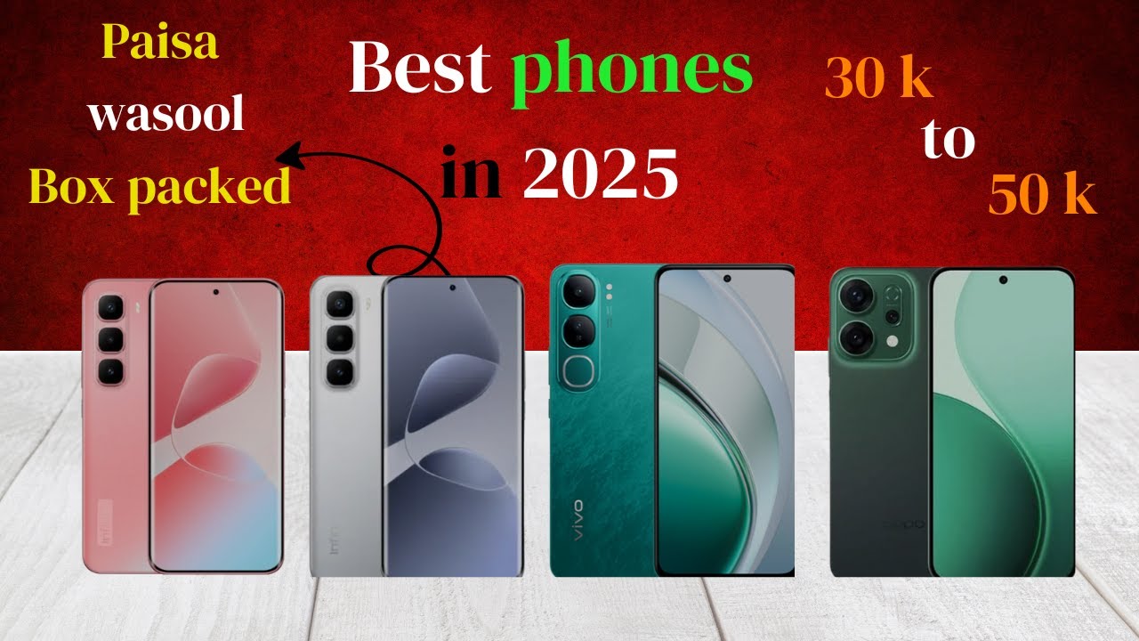 Top Budget Smartphones with PREMIUM Features Under 50K in 2025 - YouTube