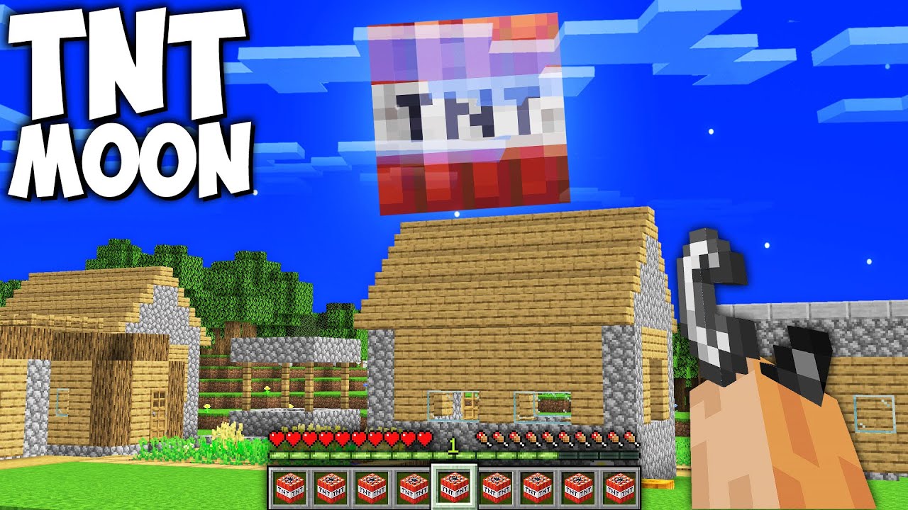What happens if You Blow up a MOON OF TNT ??? Giant TNT Explosion in ...