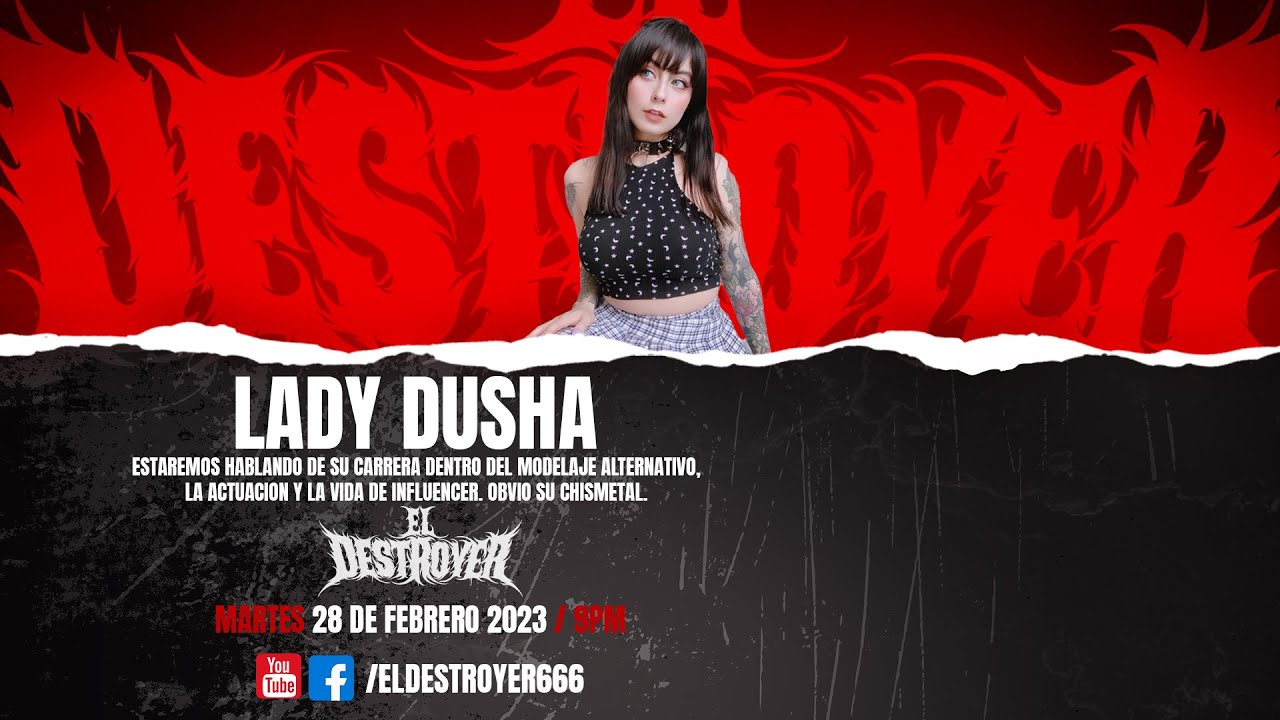 🔴Charla con Lady Dusha | El Destroyer - YouTube