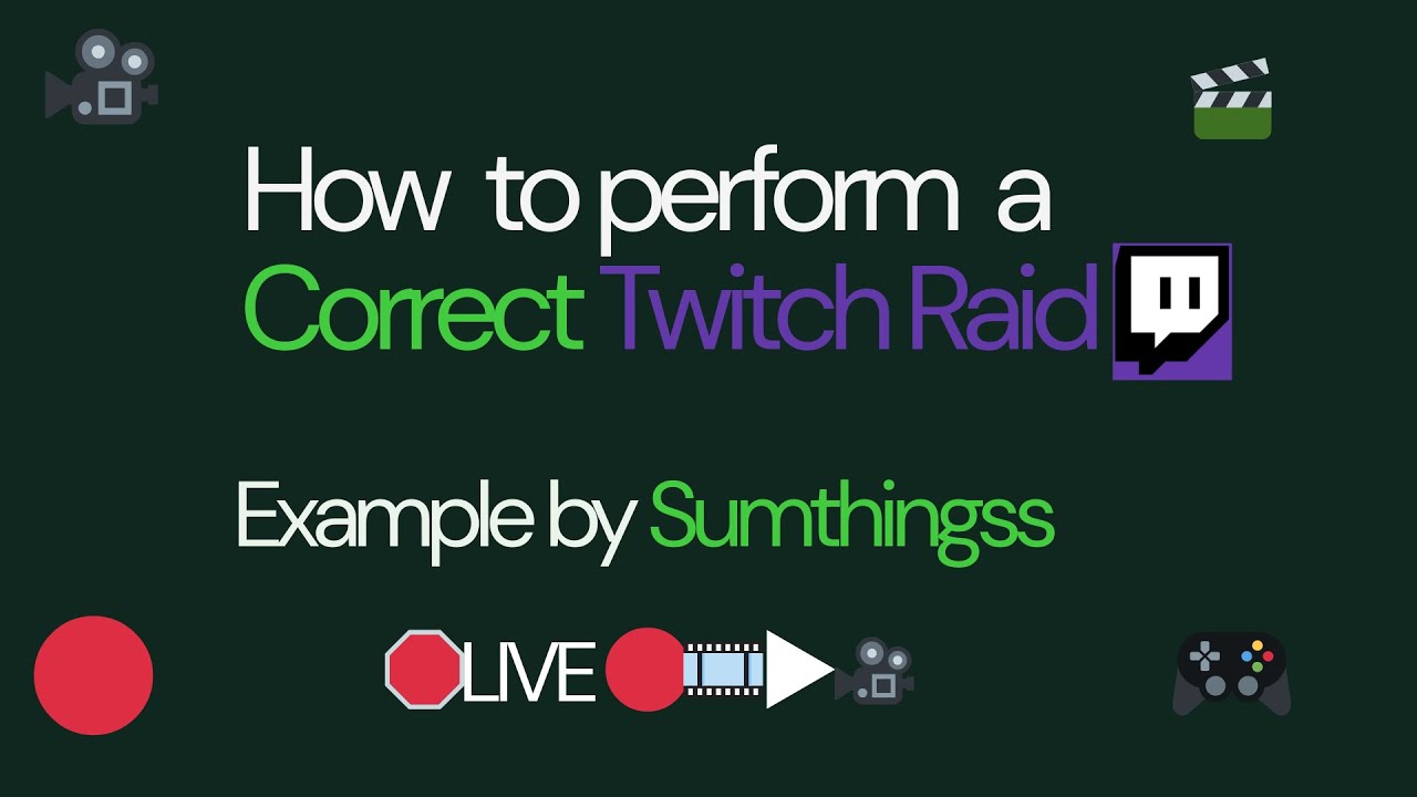 Stream Guide: How To Perform A Correct Raid On Twitch | Example By ...