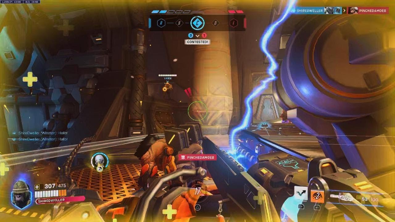 Overwatch 2 QuickPlay Tactical Winston Skin Gameplay (hehe monke) - YouTube