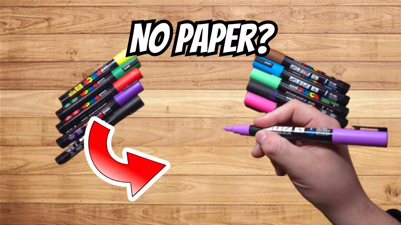 DRAWING Without Using PAPER... Wait Till You See The End! - YouTube