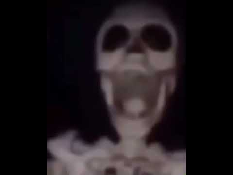 Skeleton on ceiling fan meme original - YouTube