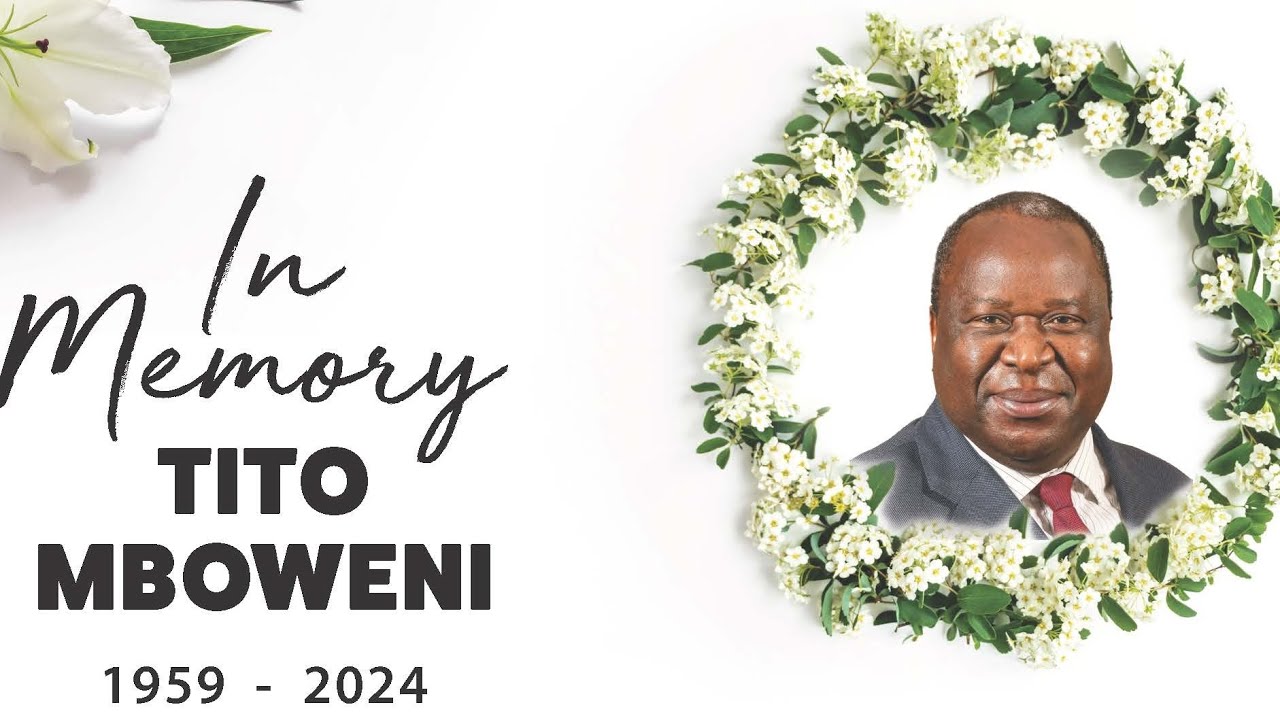 Tito Titus Mboweni Funeral Details Have Been Announced - YouTube