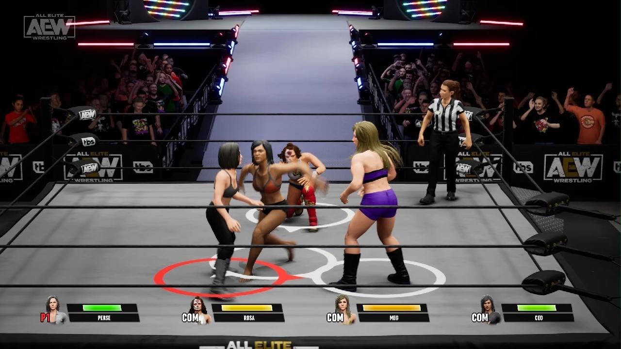 AEW: Fight Forever Megan Bayne vs Persephone vs Thunder Rosa vs ...