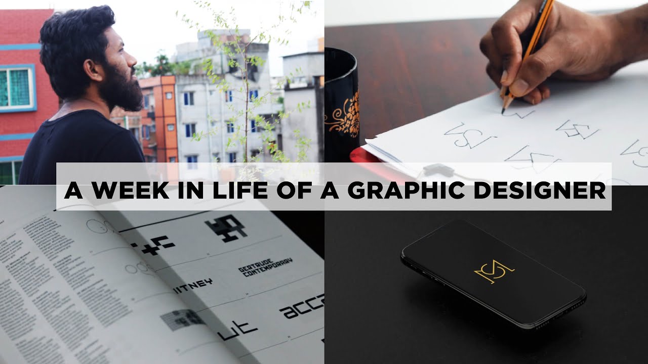 A week in the Life of a Graphics Designer | Logo design project(From ...