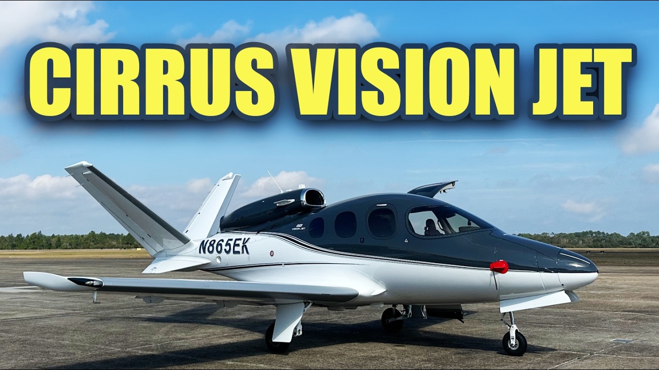 Flying the Cirrus Vision Jet! - YouTube