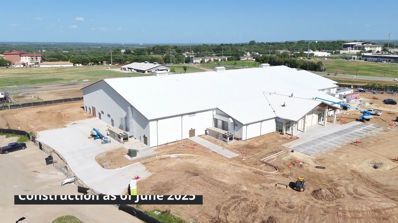 Bilbrey Family Event Center - Construction Drone Footage June 2025 ...
