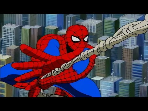 Hobgoblin attacks Spiderman on his new Glider | Spiderman The Animated Series - Season 1 Episode 11