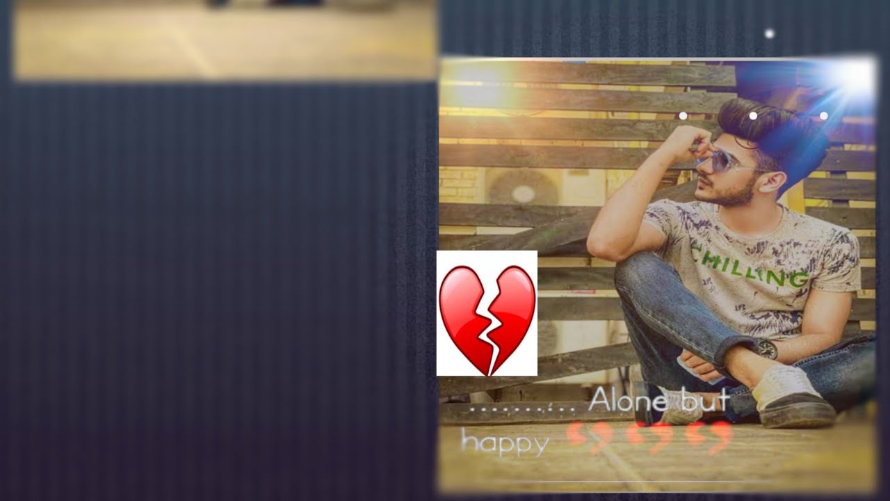 New trending sad pose photo editing"Heart broken pose photo "by ...