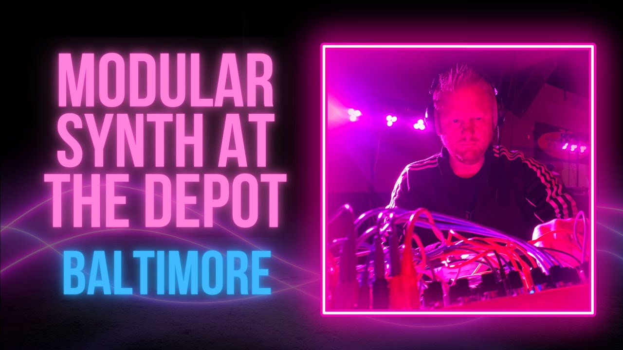 LIVE modular synth performance at The Depot - POB - YouTube