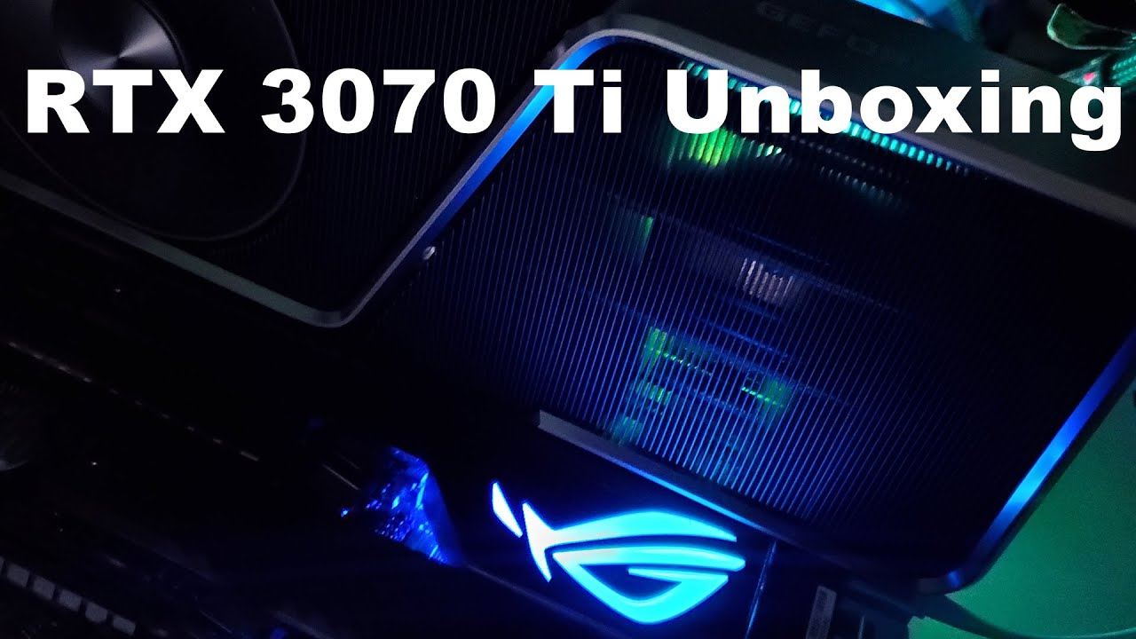 NVIDIA RTX 3070 Ti Founders Edition Unboxing - YouTube