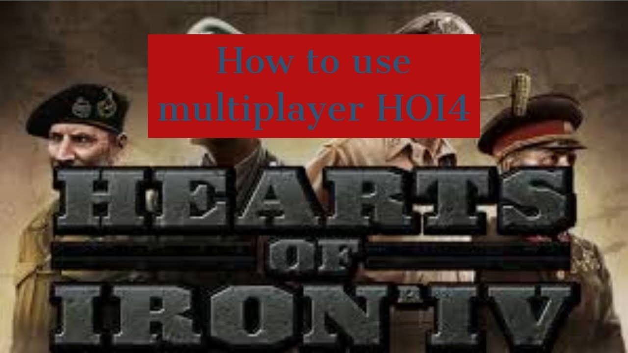 How to use hoi4 multiplayer - YouTube
