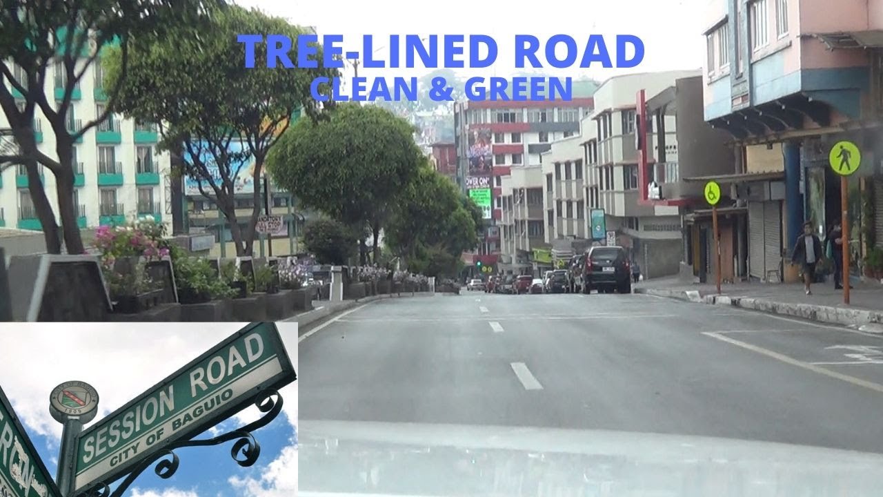 SESSION ROAD, BAGUIO CITY_PHILIPPINES || TREE-LINED ROAD, IT'S A ...