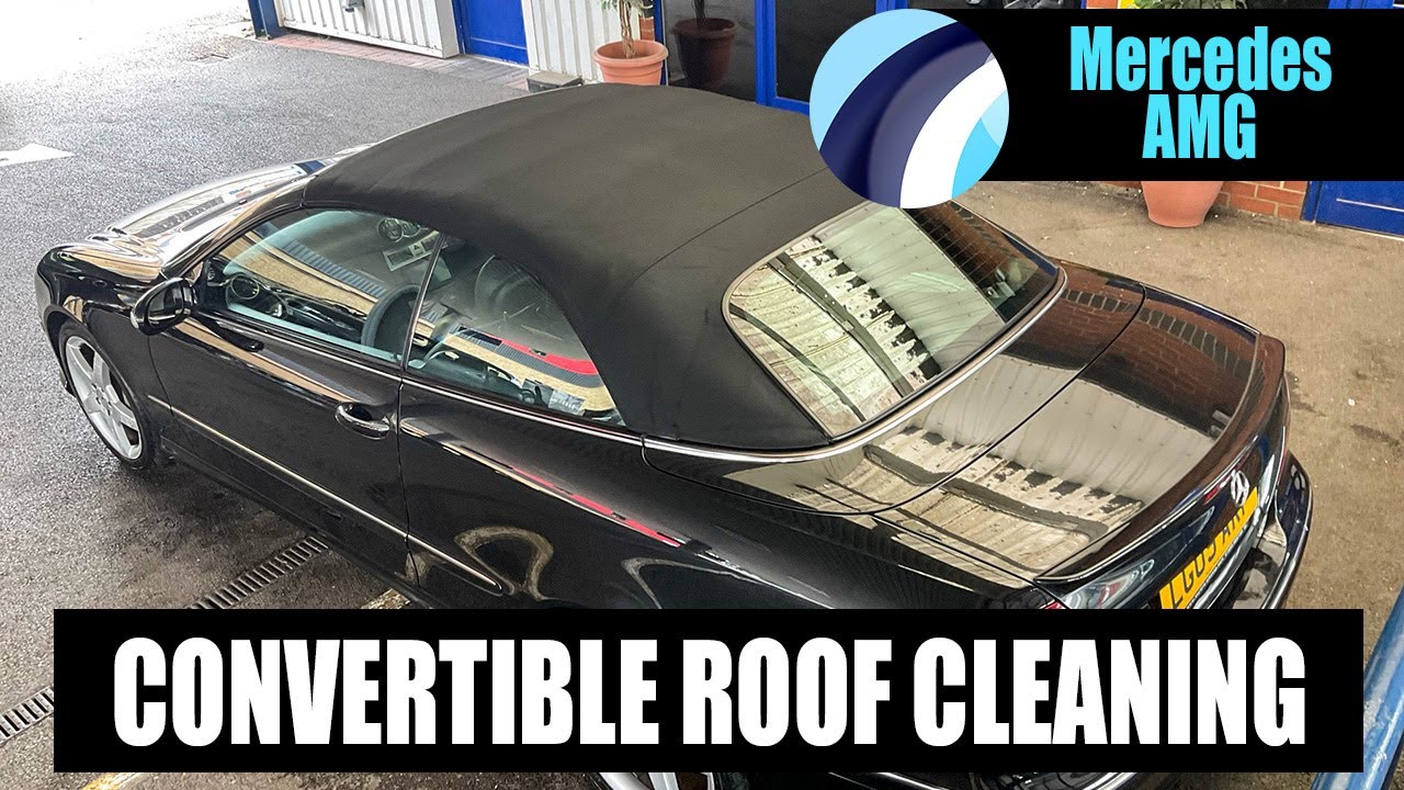 Mercedes-AMG | Convertible Roof Clean - YouTube