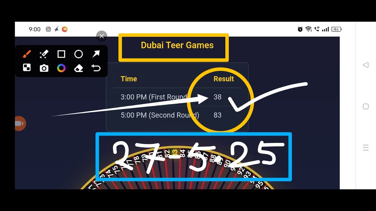 38-big successful/27-5-25 date/Dubai teer result, house ending, today target, dhamaka target 38 ...