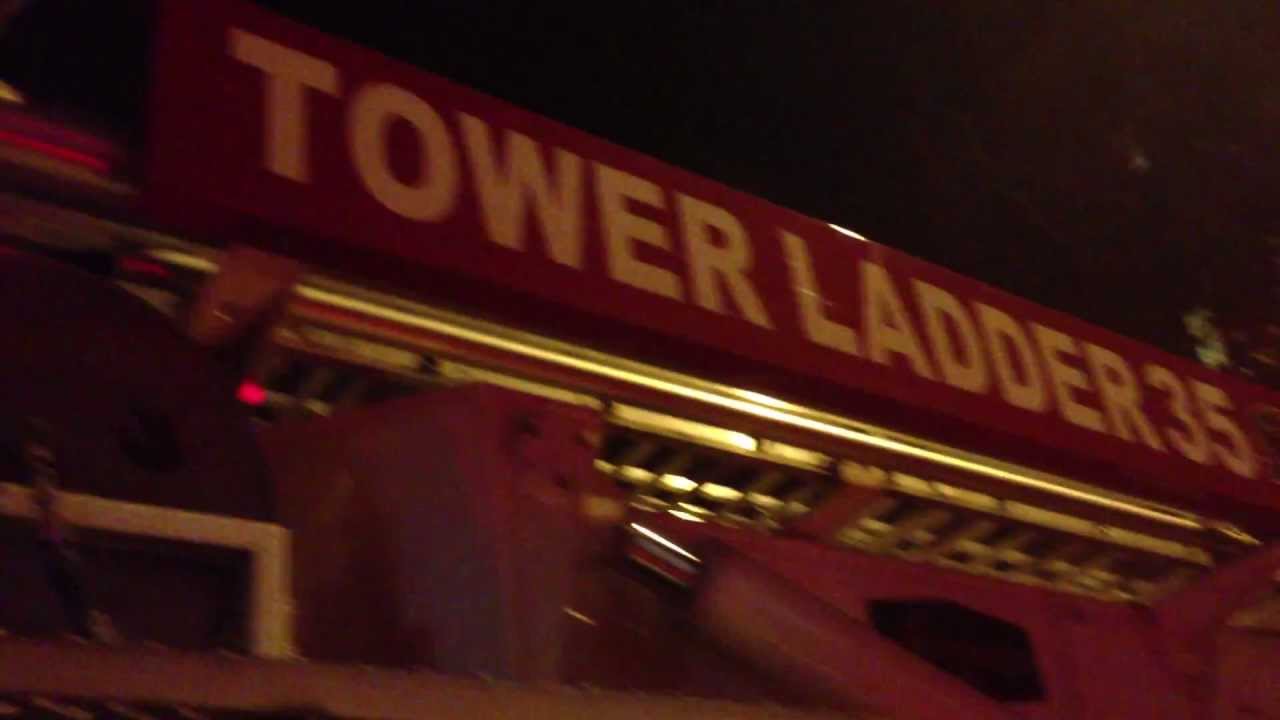 FDNY ENGINE 47, 74, 76, FDNY TOWER LADDER 35, FDNY LADDER 25 ON SCENE ...