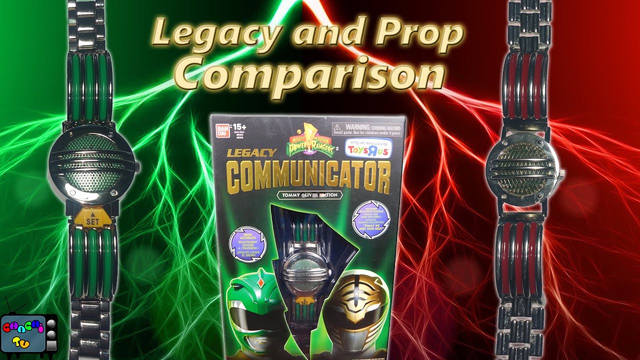 Power Rangers Legacy Communicator Review and Comparison (Tommy Oliver ...