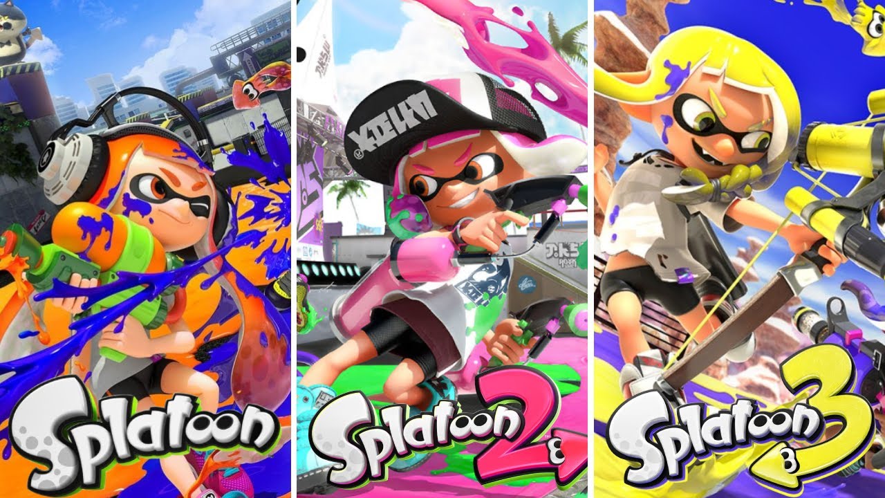 Splatoon Trilogy - FULL GAME Playthrough No Commentary (Splatoon 1, 2 ...