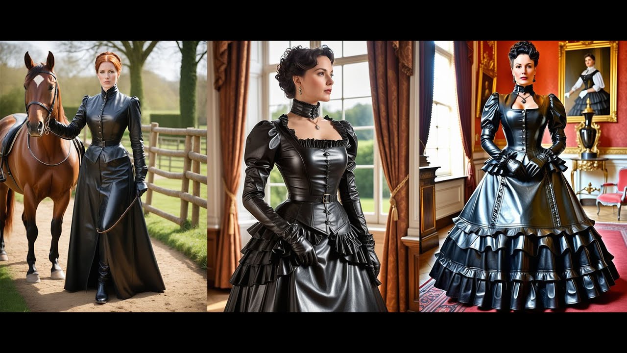 Victorian and Edwardian Leather Bustle Dresses: A Stunning Showcase # ...