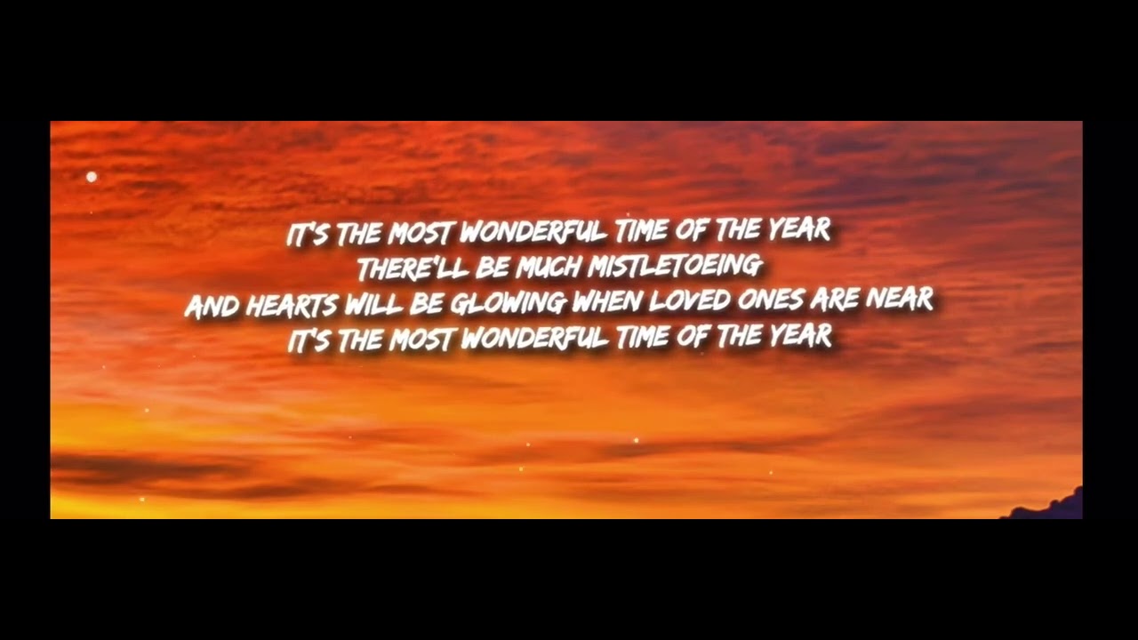 It’s The Most Wonderful Tine Of The Year ~ Andy Williams ~ 1963 - YouTube