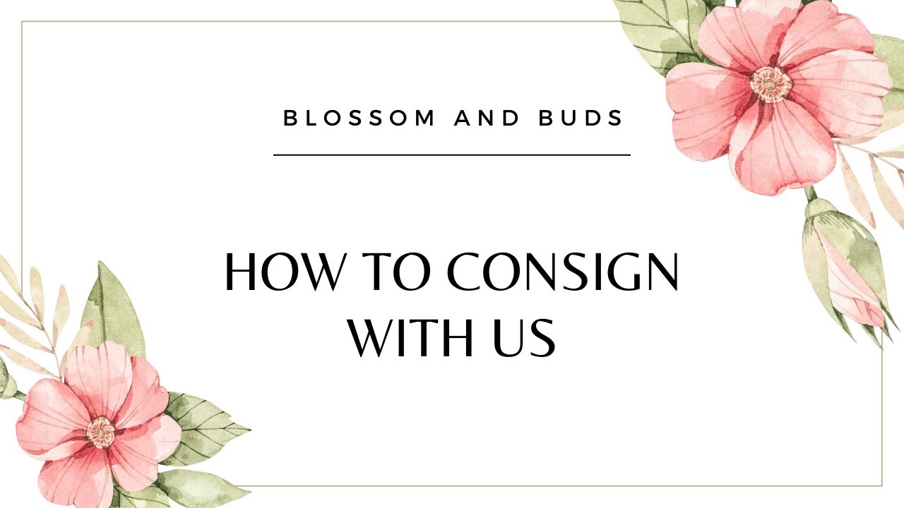 Here are some tips on how to consign with us! - YouTube
