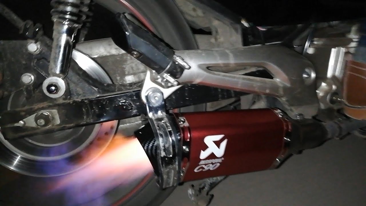 Test Akrapovic C90 in motocycle Sanya Fice R50 في Akrapovic C90 تجريب ...