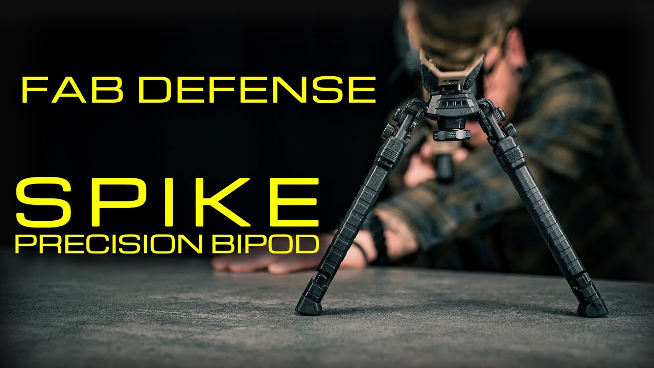 FAB DEFENSE - SPIKE BIPOD - YouTube