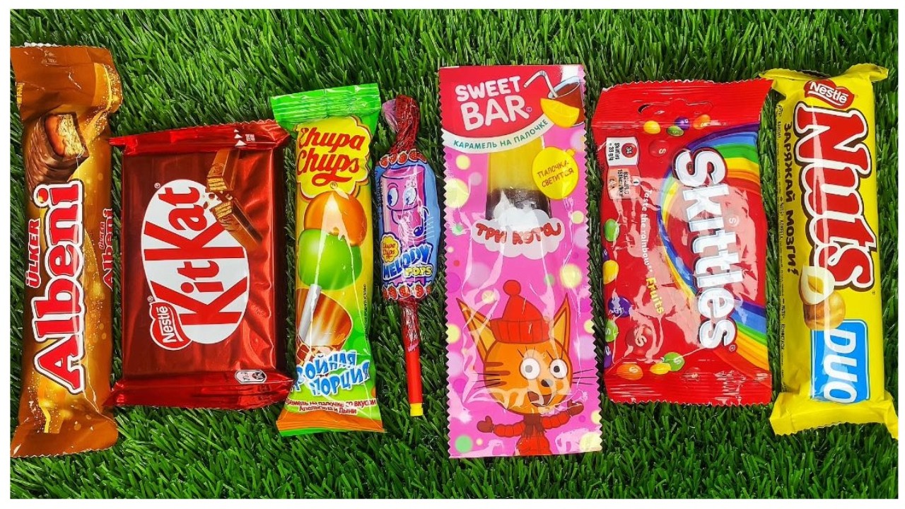 ASMR Every candy makes a SOUND… Most popular Candies,Lots of lollipop ...