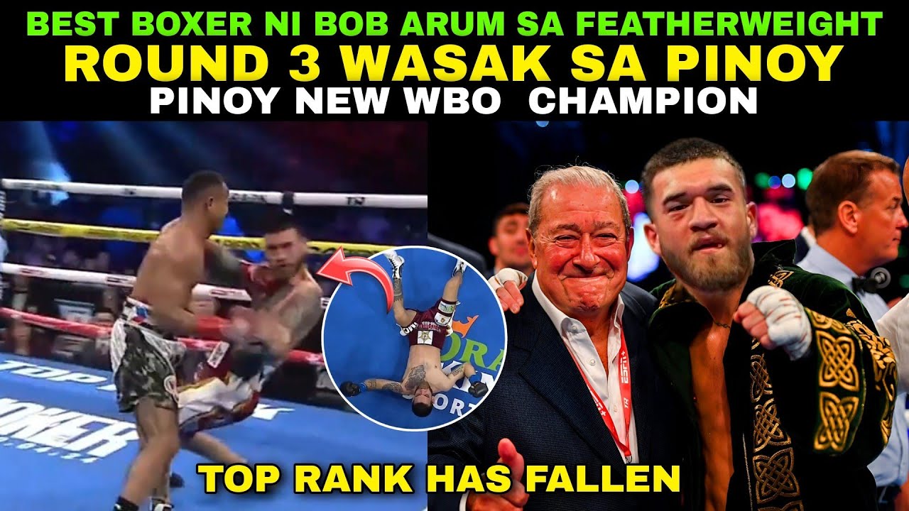 #1 Best Boxer ni BOB ARUM winasak ng Pinoy sa Round 3 - YouTube