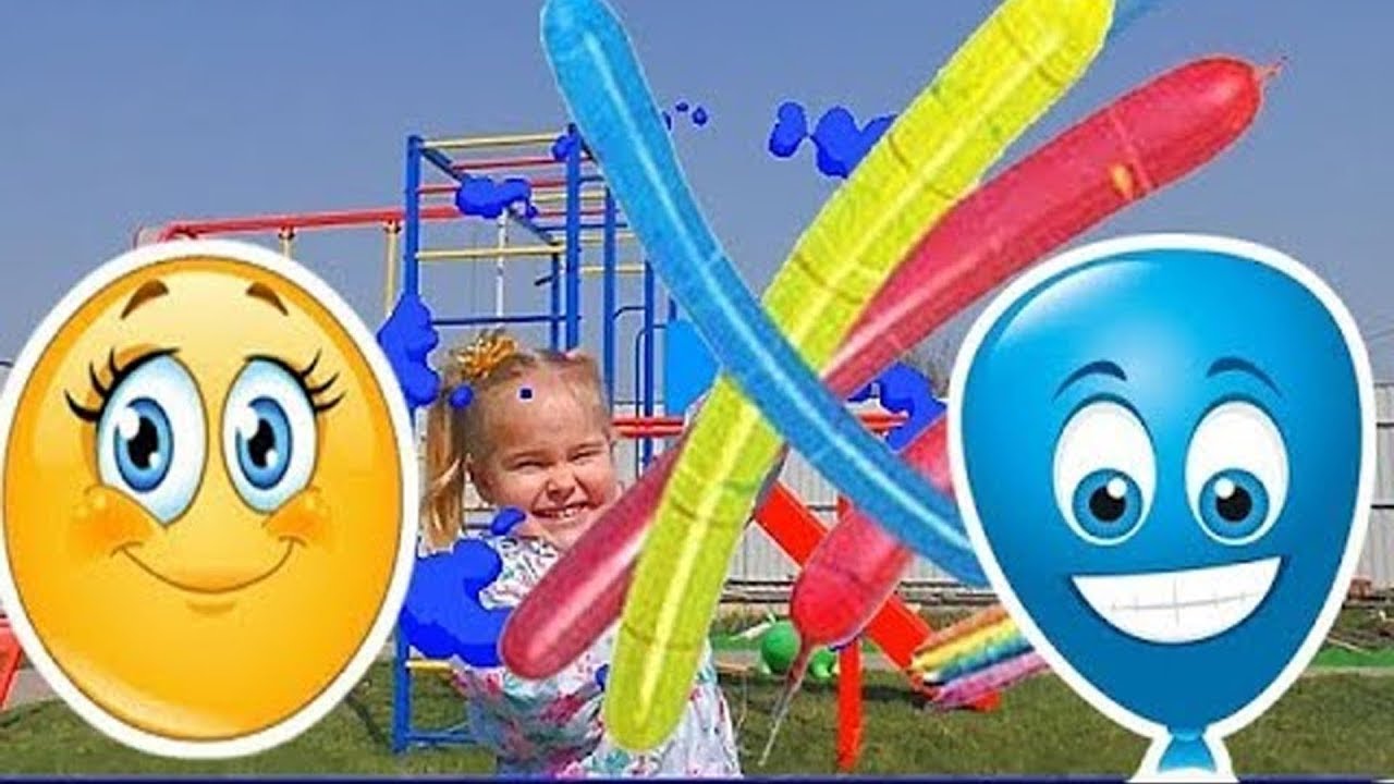 Rocket Balloon Learn Colors Fun Outdoor Preschool Learning Colours ...