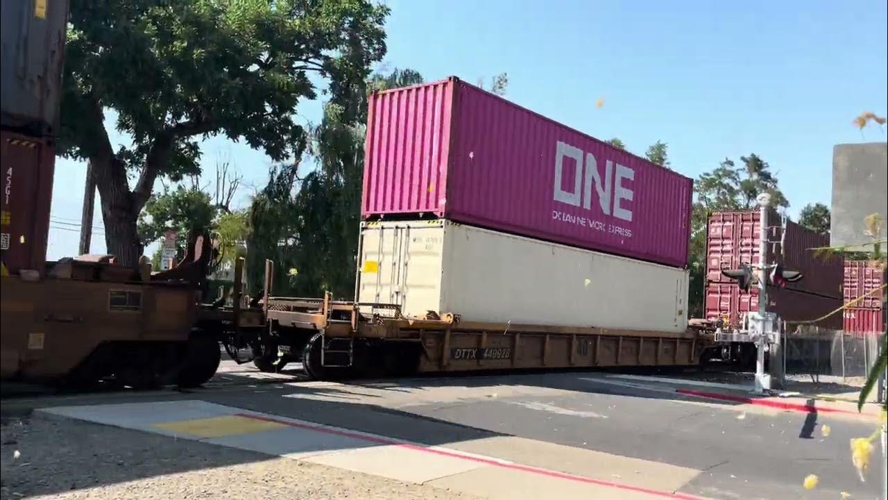 Up 8821 IOANP going through Pleasanton - YouTube