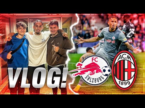 RB SALZBURG vs AC MILAN STADION-VLOG ⚽️ NOAH OKAFOR RASIERT! 💎