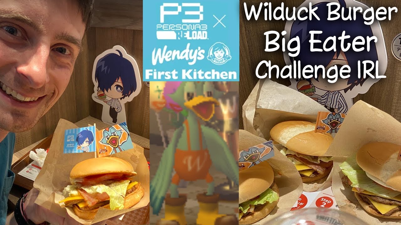 Persona 3 Reload Big Eater Challenge IN REAL LIFE (Wendy's ...