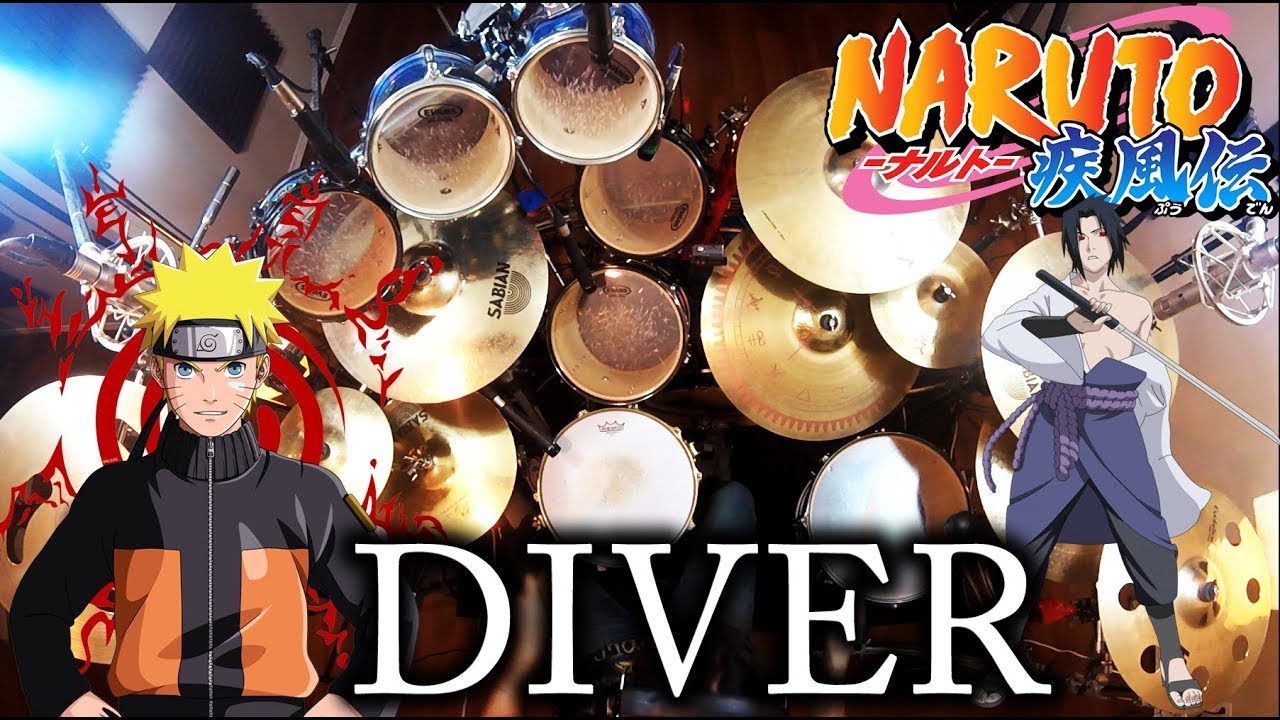 Kin | Naruto Shippuden 8th Opening | DIVER | Drum Cover (Studio Quality ...