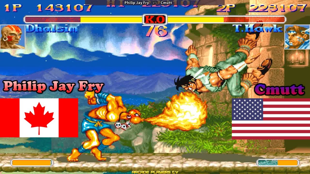 Super Street Fighter 2 Turbo Philip Jay Fry (Canada) vs Cmutt (Usa ...