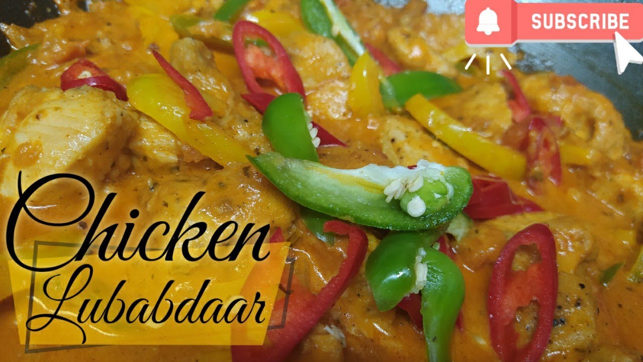 Chicken Lubabdaar Recipe(Cheesy and creamy chicken curry) - YouTube