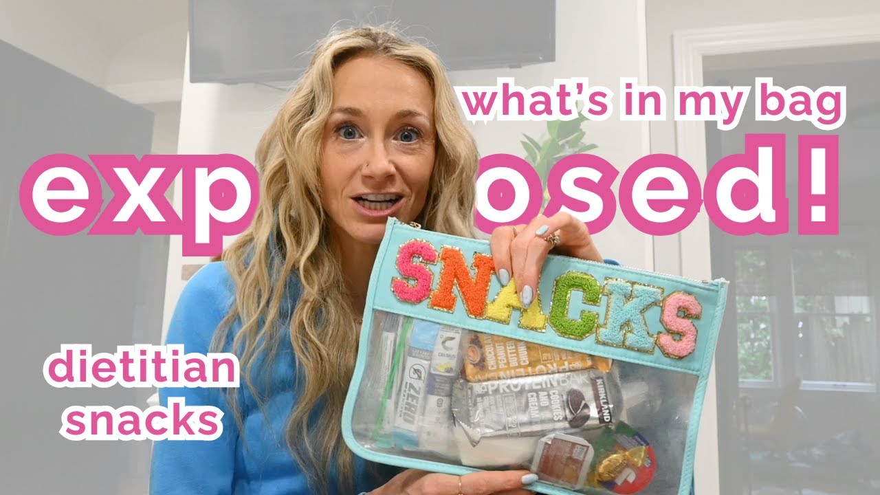 What a Dietitian Really Packs for Travel | Snack Bag Ideas & Unpacking ...