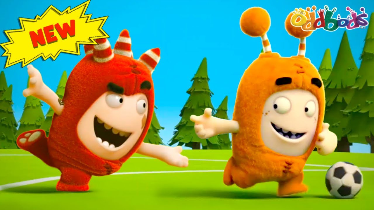 Oddbods | NEW | Football Game | Funny Cartoons For Kids - YouTube
