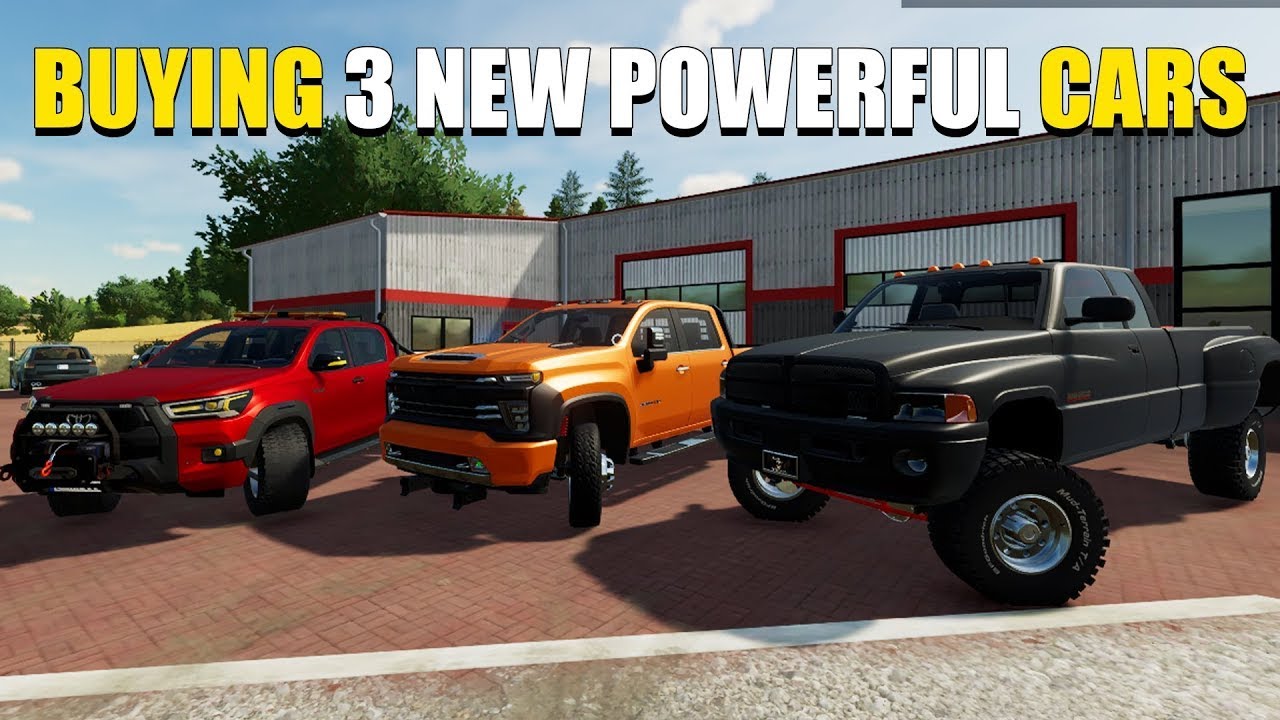 BUYING 3 NEW POWERFUL CARS IN FARMING SIMULATOR 22 - FARMING SIM HINDI ...