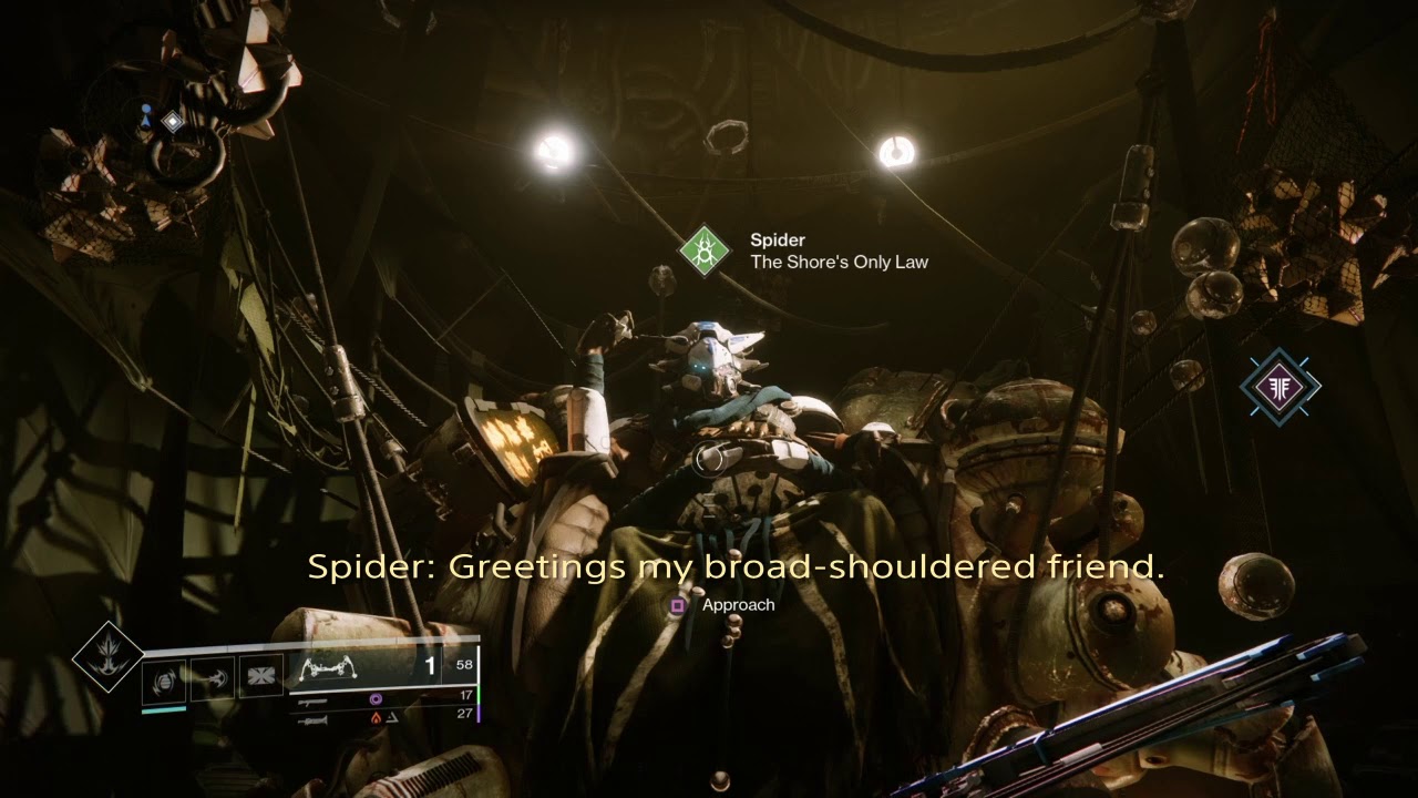 Idle Dialogue, Tangled Shore | The Spider: "Greeting My Broad ...