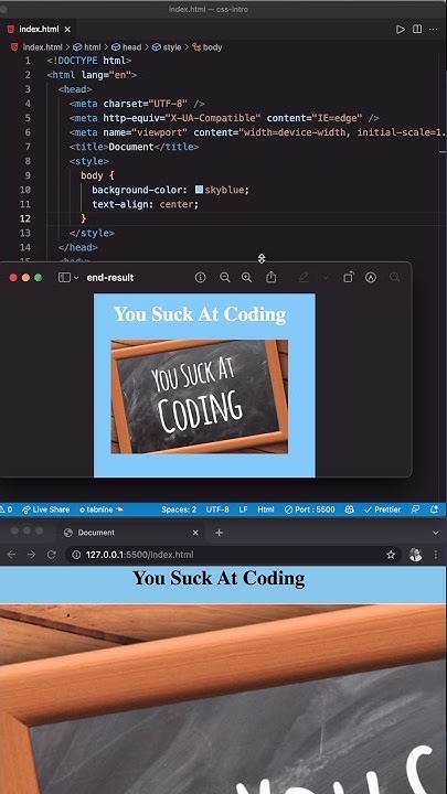 Adding CSS Method 2: Style Tag - YouTube