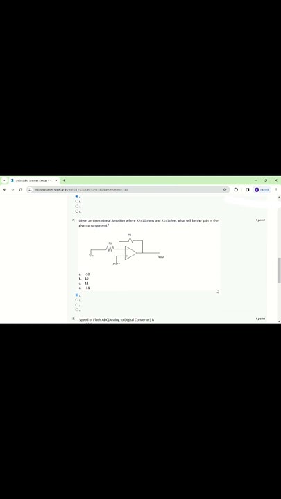 Introduction to Embedded system design assignment week-04 solutions #nptel #solutions #2024 # ...