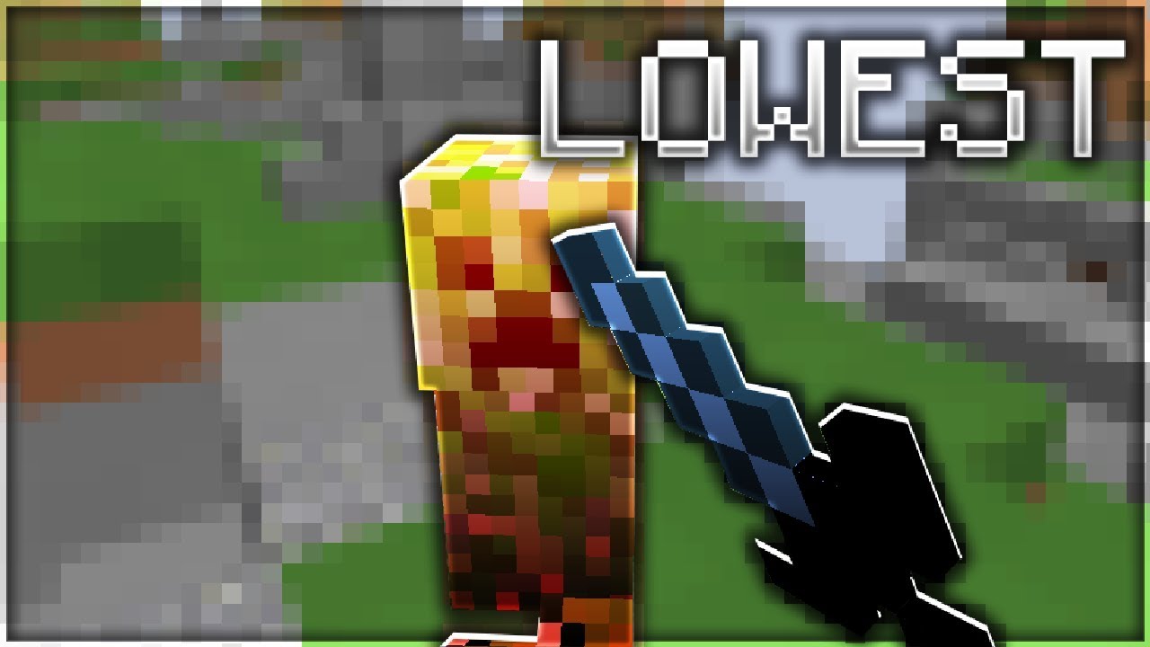 Bringing Minecraft To It's Absolute Lowest - YouTube