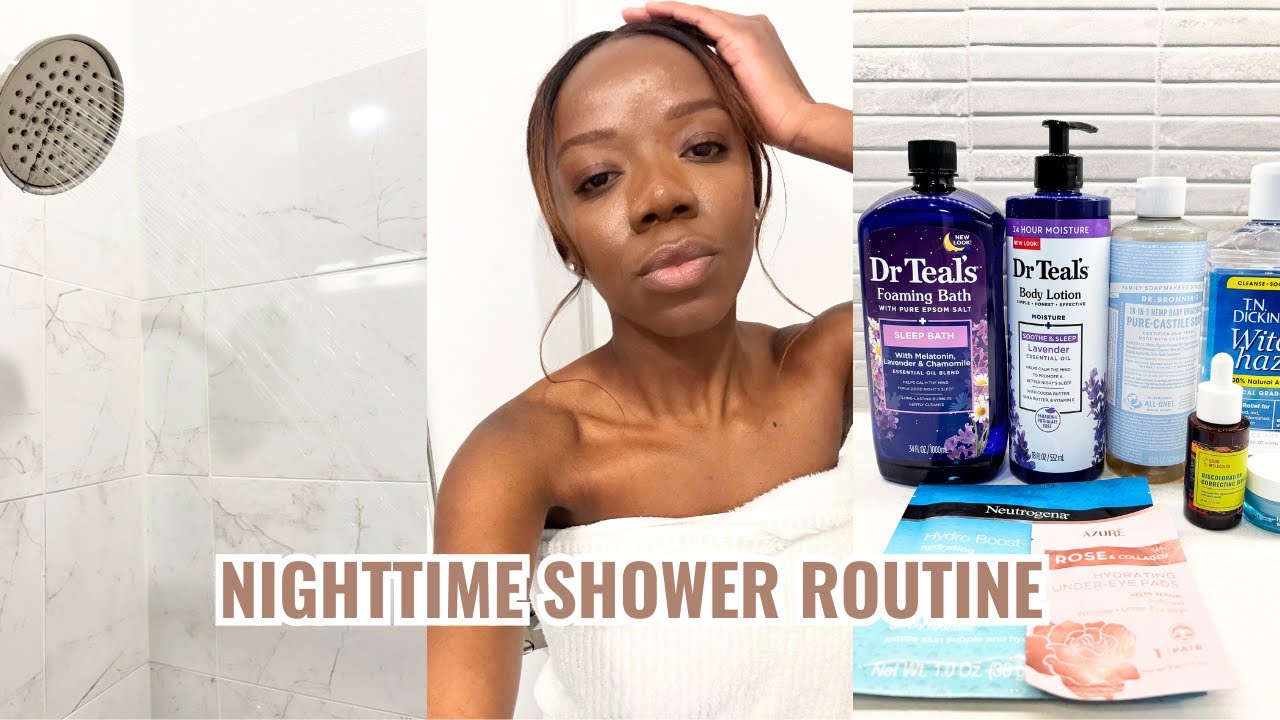 NIGHT TIME SHOWER ROUTINE, SELF-CARE, SKINCARE + FAVE PRODUCTS - YouTube