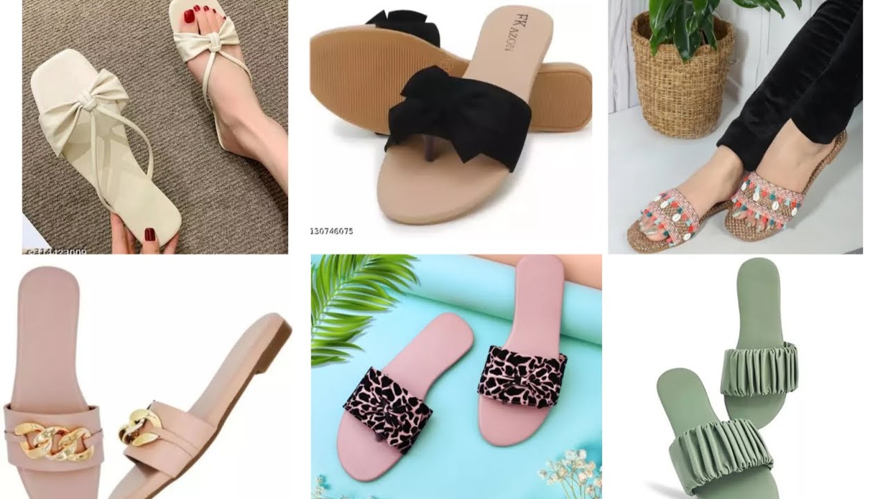 Daily wear stylish and trending slipper👡designs, sandal designs for ...