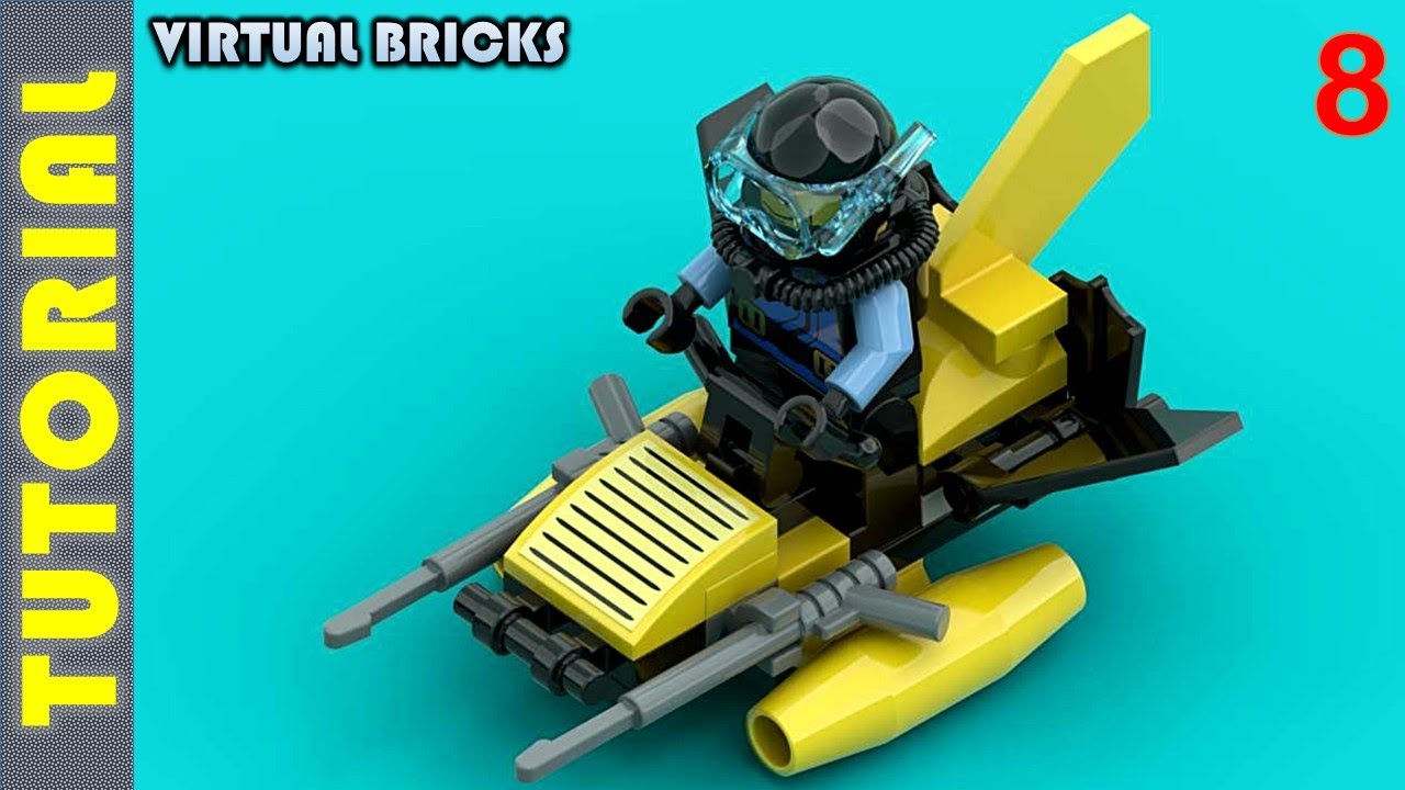 Tutorial lego mech moc # 8 como construir mech lego nave acuatica lego ...